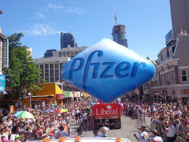Projects - Pfizer Cross Canada Pride Festival overview